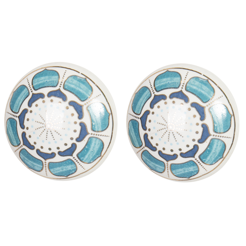 Ceramic Blue Door Handle – Tilly K on Harrington